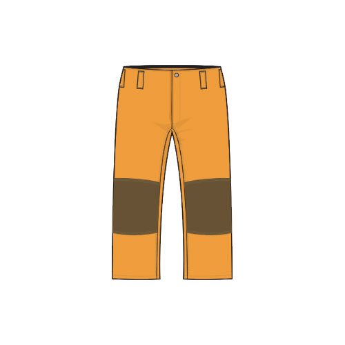 FireDex Wildland Fire Pants, NFPA - Standard, Nomex, Yellow