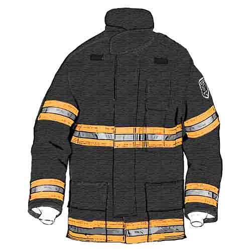 FireDex FXC 32X Chieftain Turnout Coats NFPA - Deluxe - Pioneer - Black