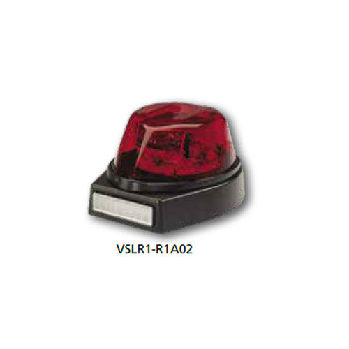 Federal Signal VSLR1-R1A02 Vision SLR Beacon - Red LEDs, Red Dome, (1 ...