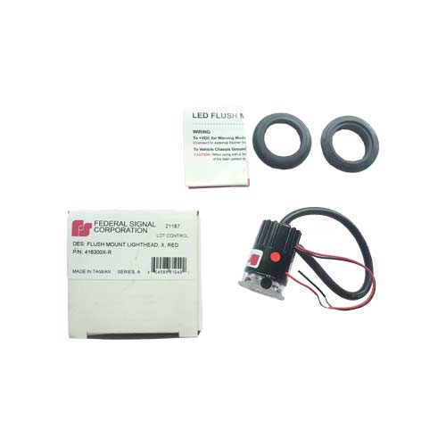 Federal Signal 416300X-B LightHead, Steady Burn, Flush Mount - Blue