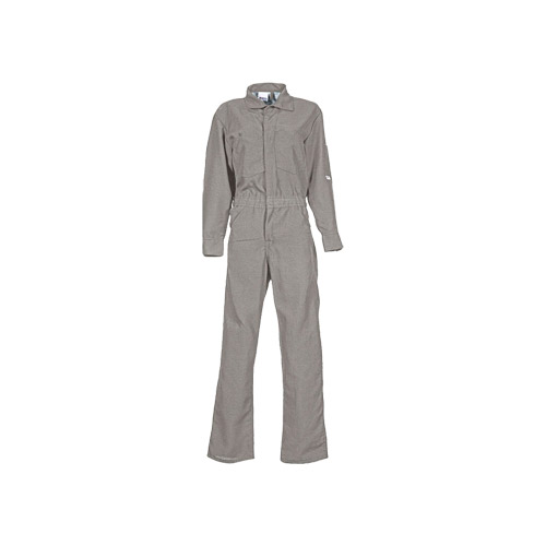 Topps Apparel CO07-5530 FR Coveralls 4.5 oz Nomex, NFPA - Gray - IN STOCK