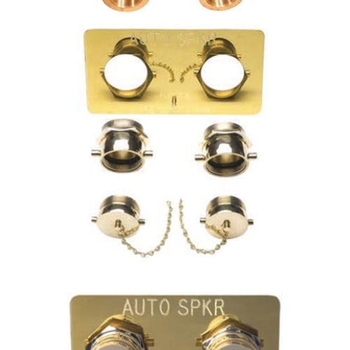 Dixon 2WCA6025F-SP-C Assembly Double Clapper Concealed Type Siamese ...