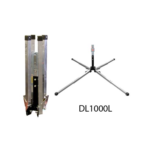 Dicke DL1000L Dynalite Sign Stand, 22" Legs w/Latch Panel Holder