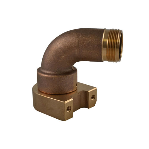 South Park MDE77F20B Discharge Elbow, 90 Bend, 2-Hole Mounting Leg ...
