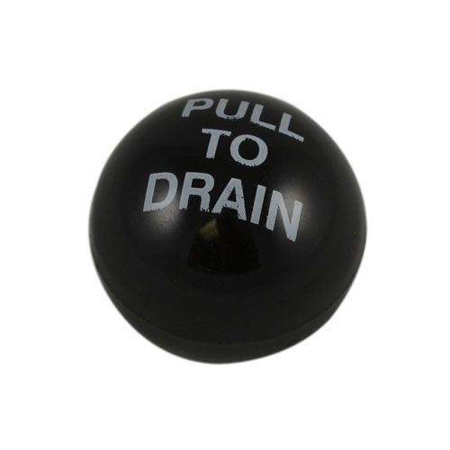 South Park DV72-1 KNOB ONLY, BLACK PLASTIC “PULL TO DRAIN” Drain Valve